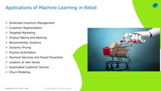 Machine learning in retail | PPT