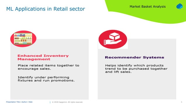 Machine learning in retail | PPT