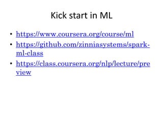 Machine learninginspark | PPT