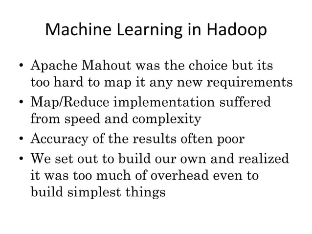 Machine learninginspark | PPT