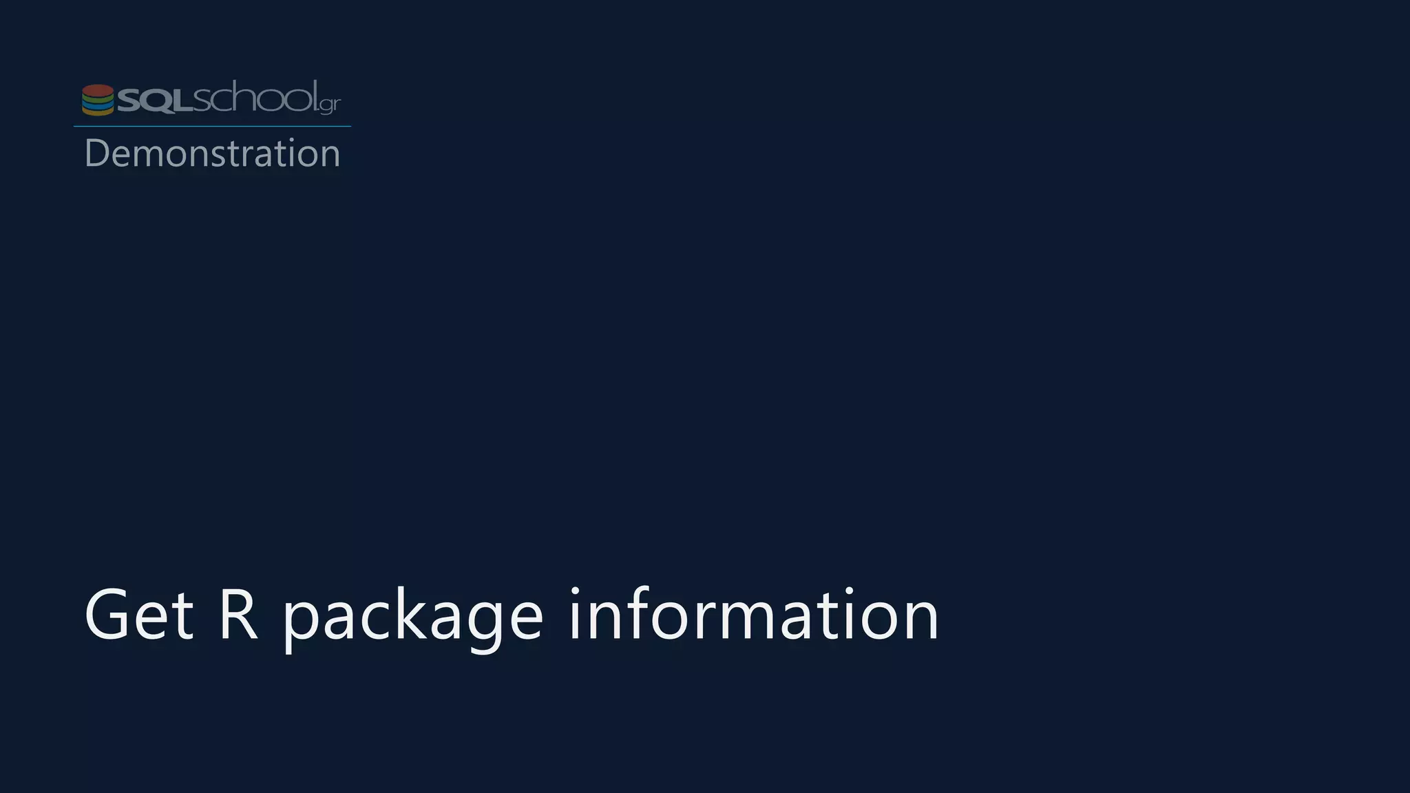 Machine Learning in SQL Server 2019 | PDF