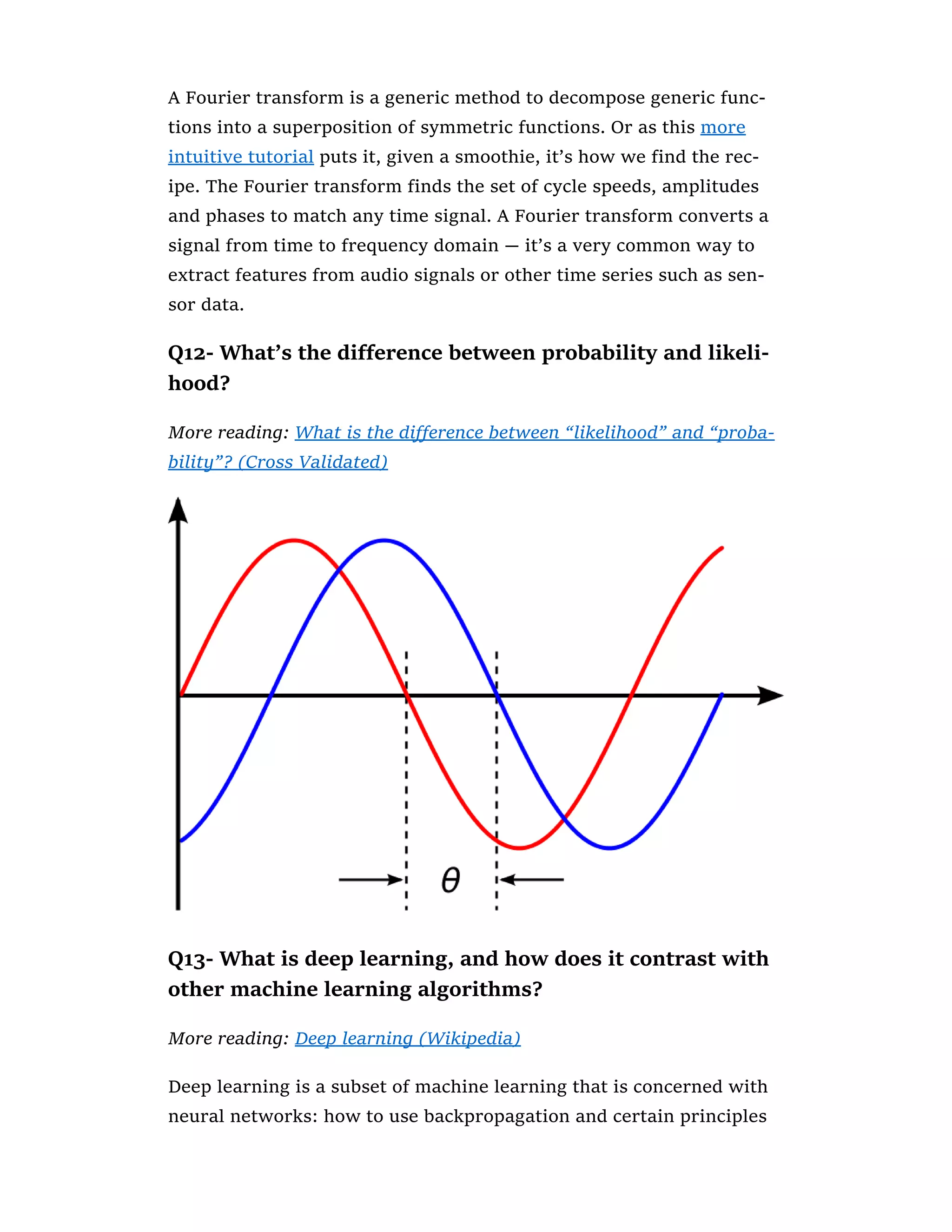 Machine Learning Interview Questions Answers | PDF
