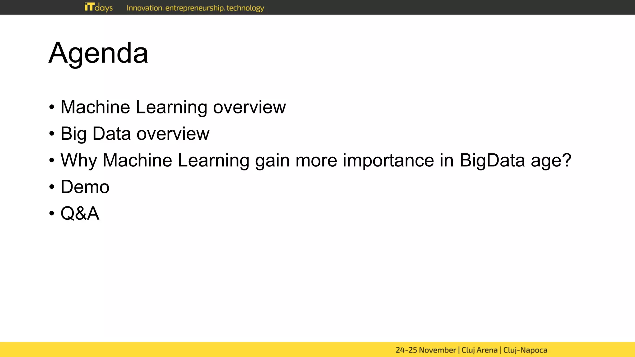 Machine Learning in the age of Big Data | PPT