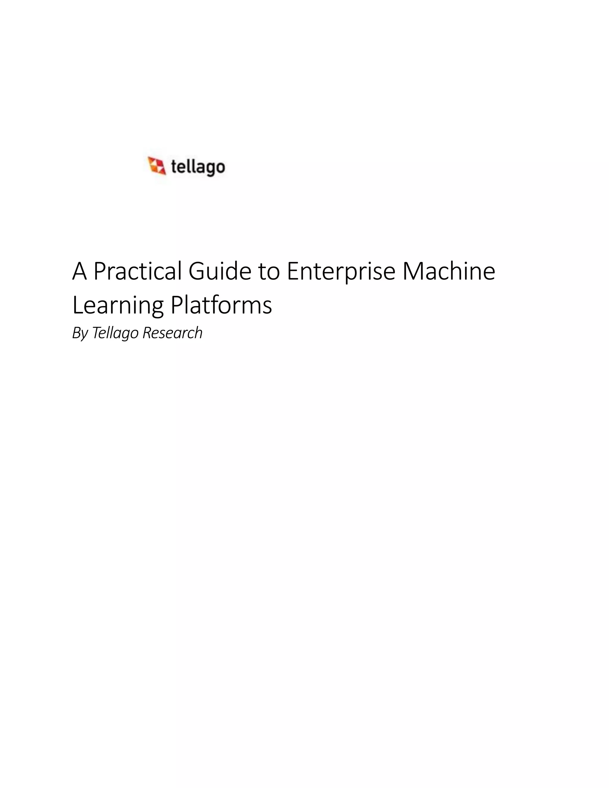 Machine learning in the enterprise | PDF