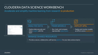 Introducing Cloudera Data Science Workbench for HDP 2.12.19