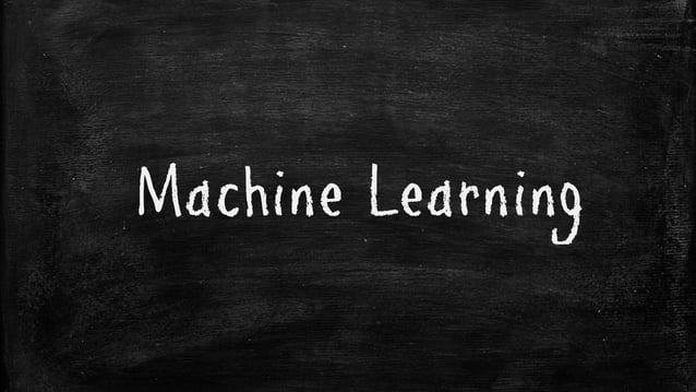Machine learning intro | PPT