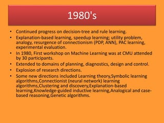 Machine learning Introduction | PPT