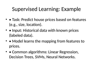 PowerPoint presentation on Introduction to Machine Learning | PPTX