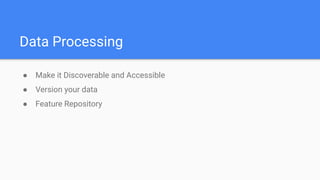 Machine learning life cycle | PDF