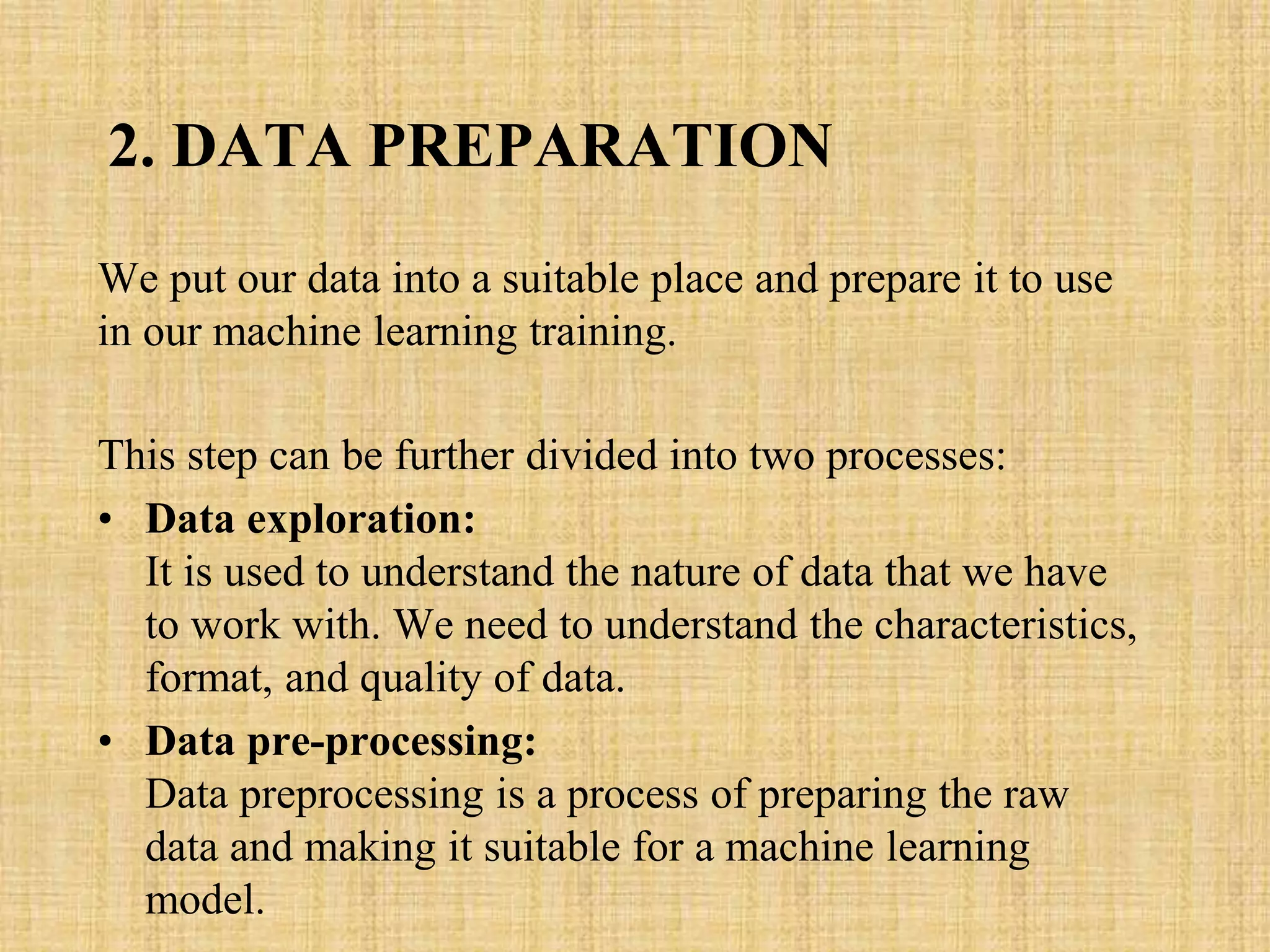 MACHINE LEARNING LIFE CYCLE | PPT