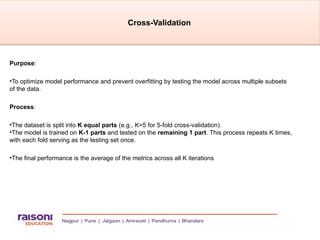 Machine Learning life cycle training testing cross validation.pptx