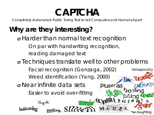 Captcha Recognition Using Neural Networks