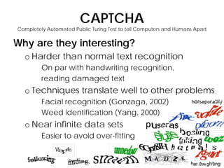 Machine Learning Methods For Captcha Recognition | PDF