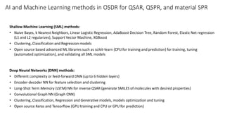 Machine learning methods for chemical properties and toxicity based ...