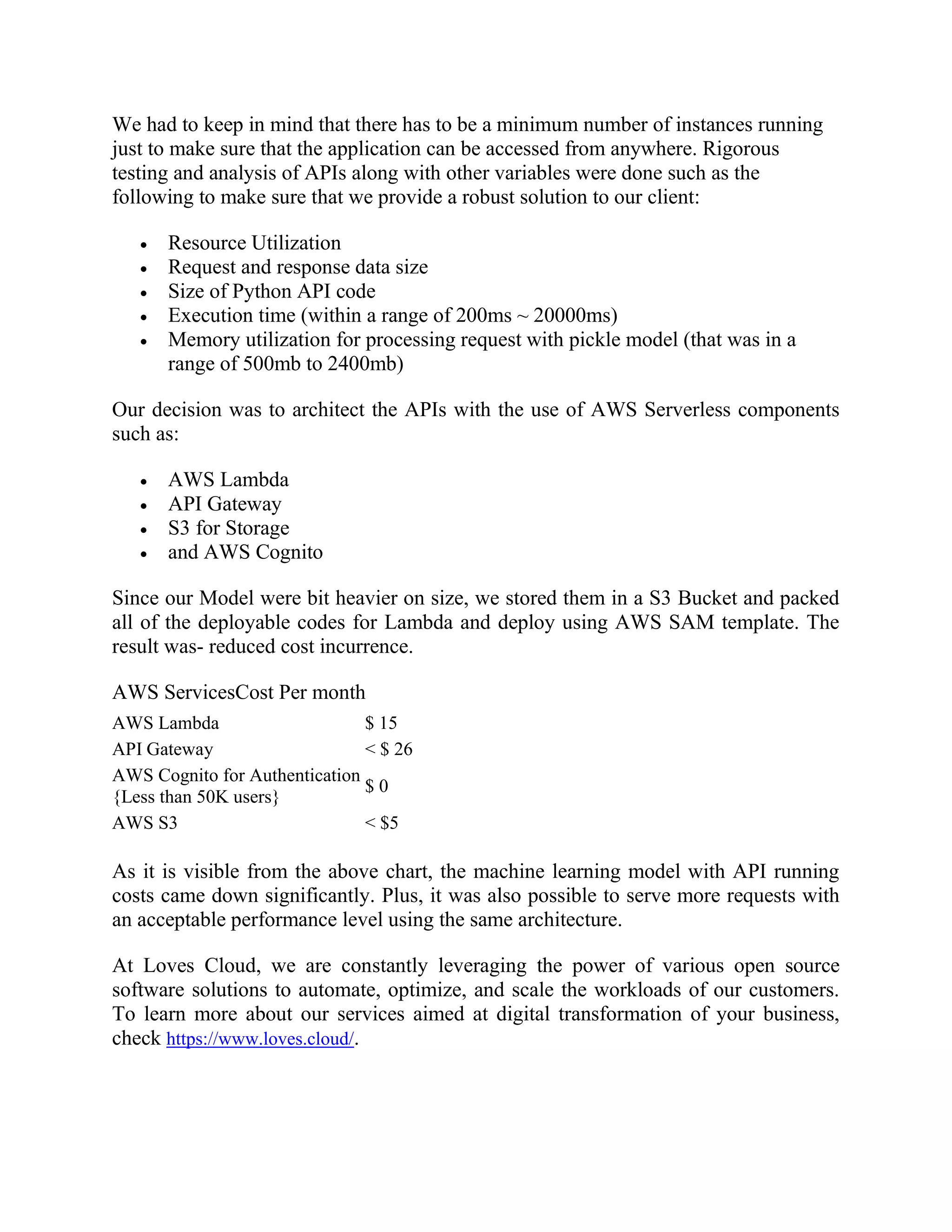 Machine Learning Model as API with AWS Serverless- Loves Cloud | PDF
