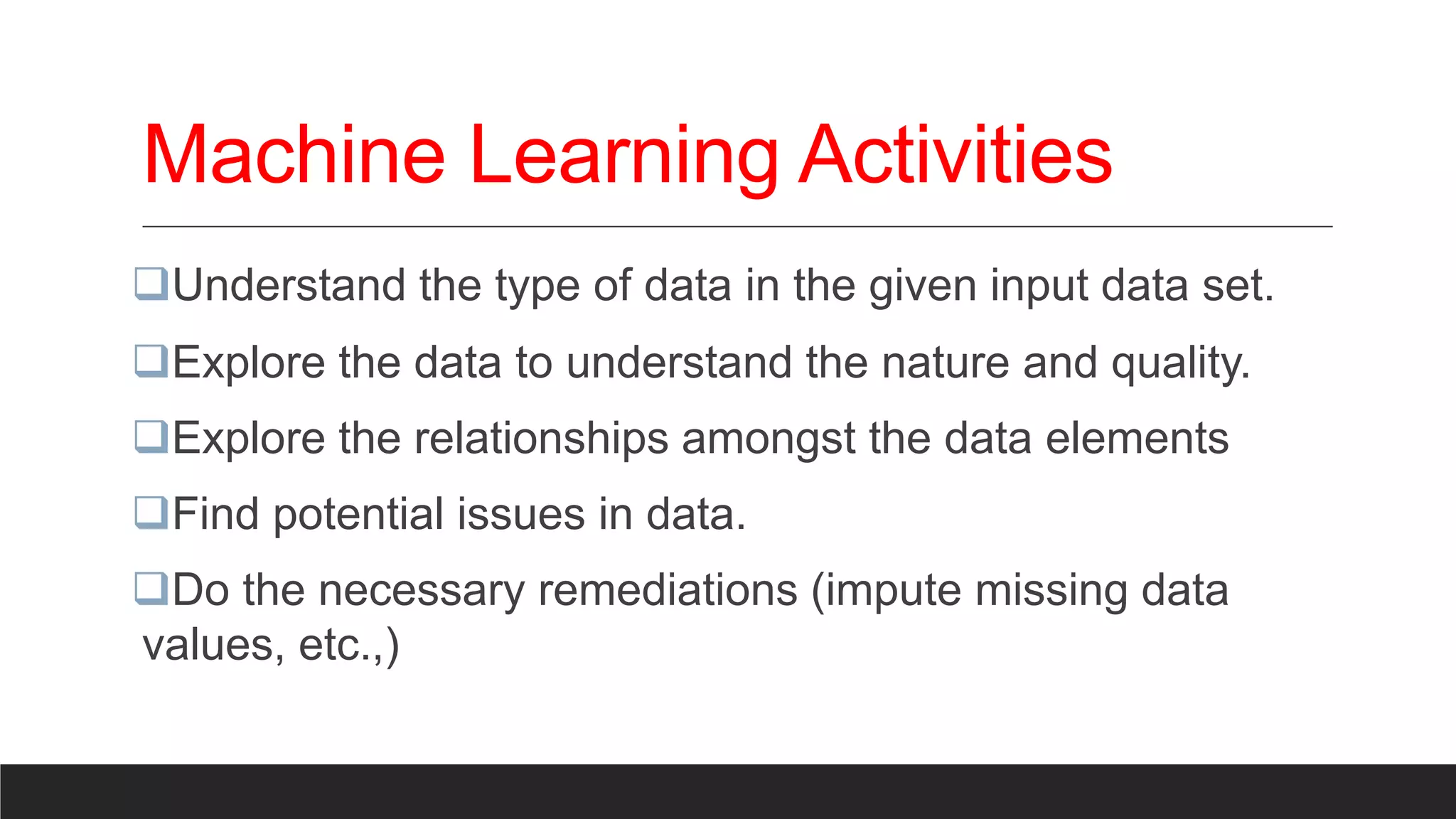 Machine learning module 2 | PPT