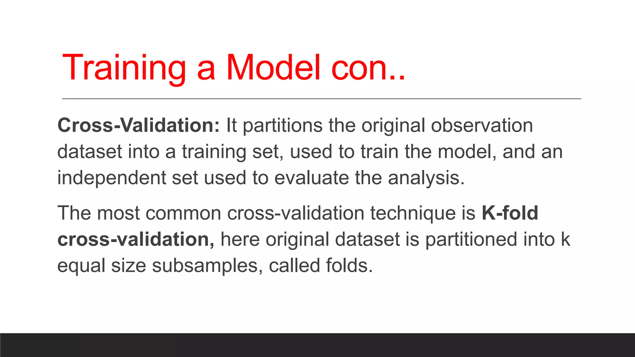 Machine learning module 2 | PPT
