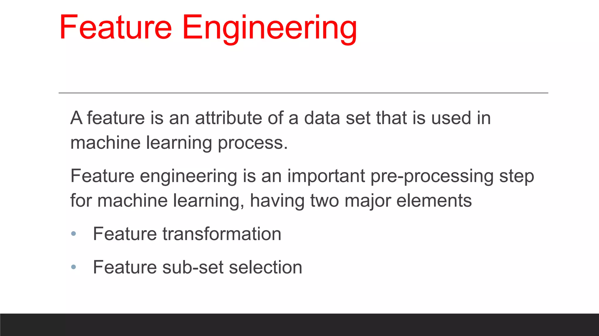 Machine learning module 2 | PPT