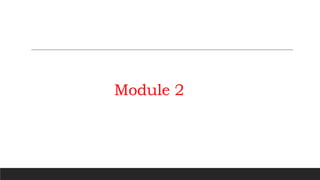Machine learning module 2 | PPT