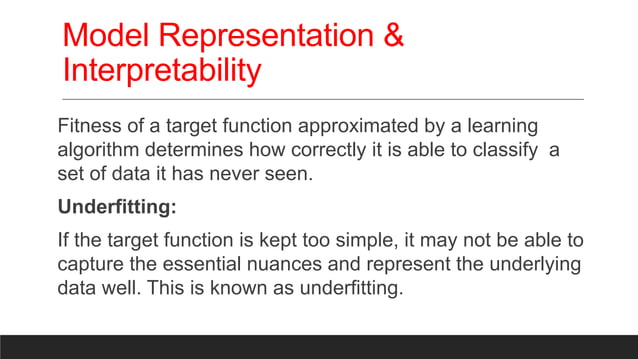 Machine learning module 2 | PPT