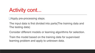 Machine learning module 2 | PPT