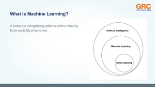 GRC 2020 - IIA - ISACA Machine Learning Monitoring, Compliance and ...