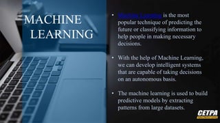 Machine learning overview | PPTX