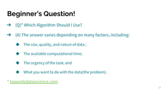 A General Overview of Machine Learning | PPT