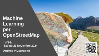 Machine learning per OSM (OpenStreetMap) | PDF