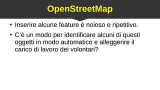 Machine learning per OSM (OpenStreetMap) | PDF