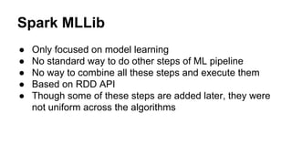 Machine learning pipeline with spark ml | PPT