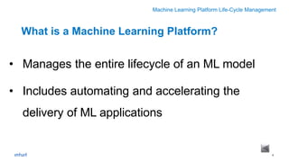 Intuit - Machine learning platform lifecycle management 2018 | PPTX