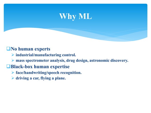 Machine learning ppt | PPTX