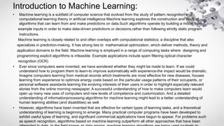 Machine learning ppt. | PPTX | Technology Industry | Industries
