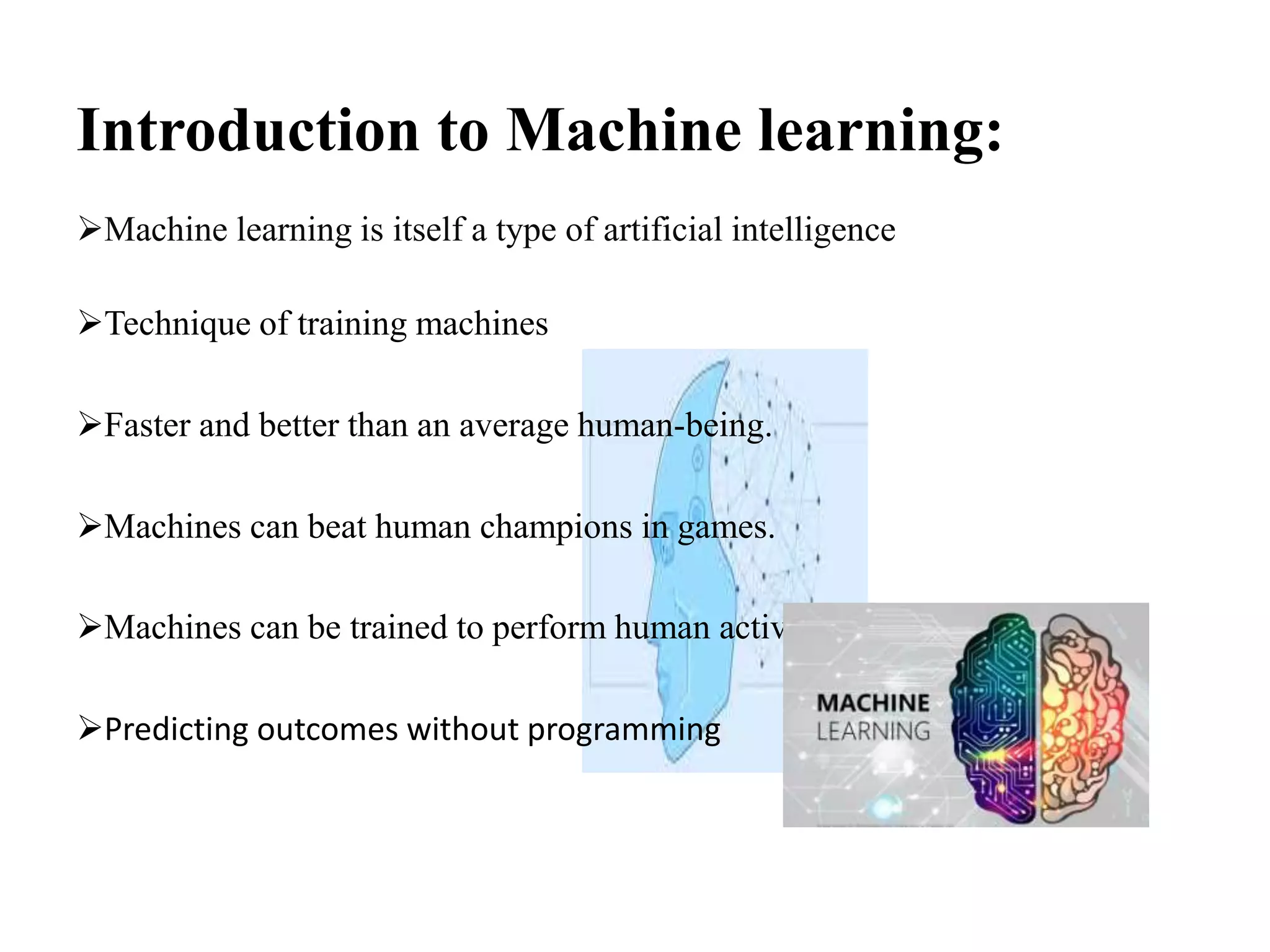 Machine learning ppt1 | PPT