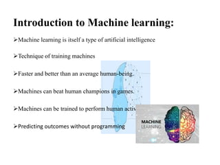 Machine learning ppt1 | PPT