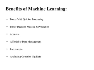 Machine learning ppt1 | PPT