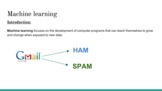 Machine Learning Project - Email Spam Filtering using Enron Dataset | PPTX