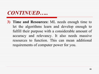Machine learning ICT | PPT