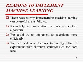 Machine learning ICT | PPT