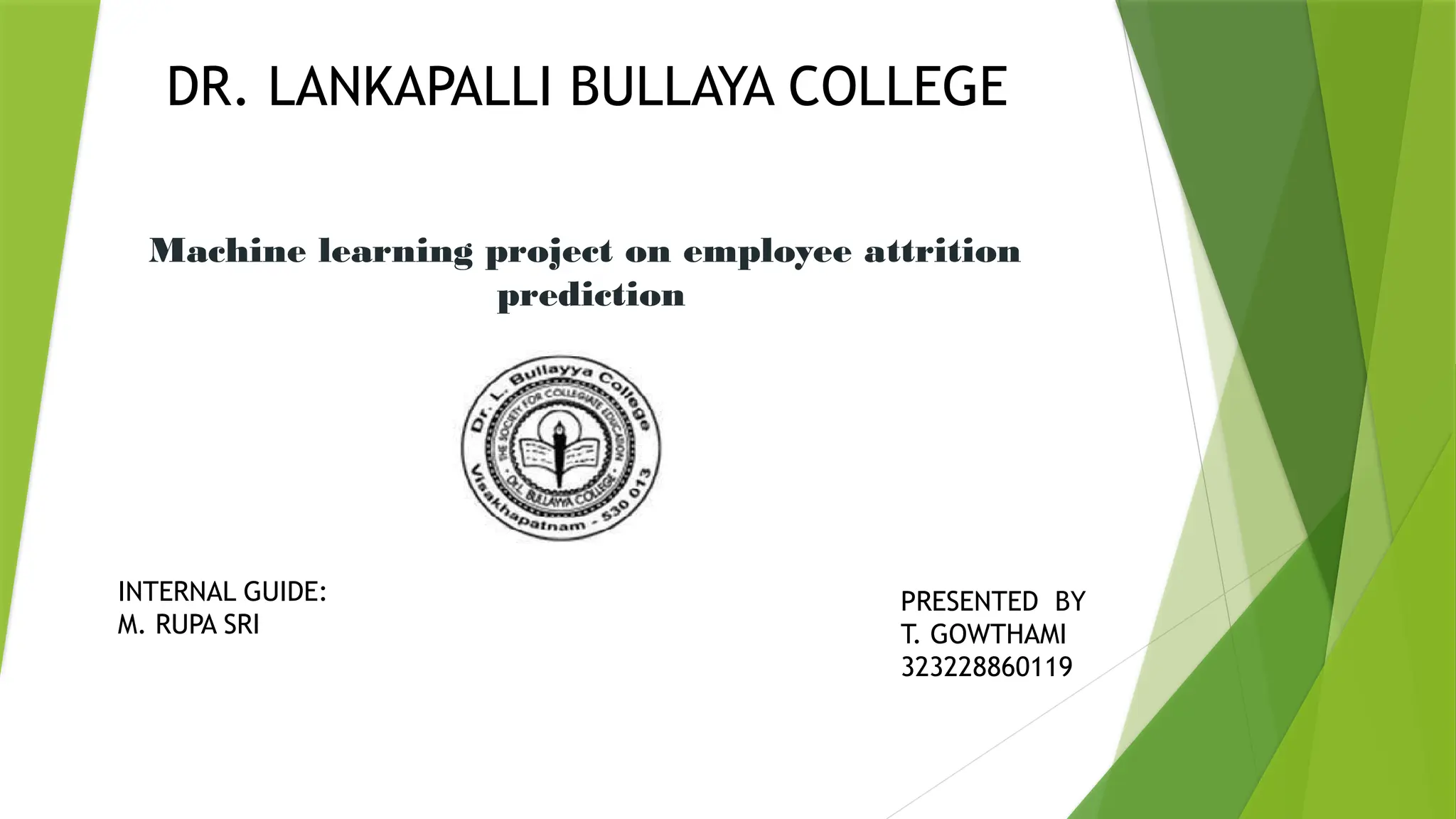 Machine learning project on employee attrition detection using (2).pptx