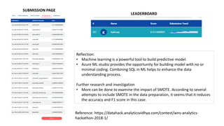 Machine learning project_promotion | PPT