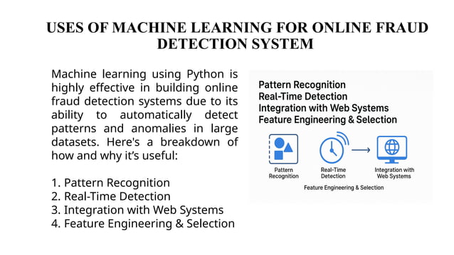 MACHINE LEARNING USING PYTHON FOR ONLINE FRAUD DETECTION SYSTEM.pptx