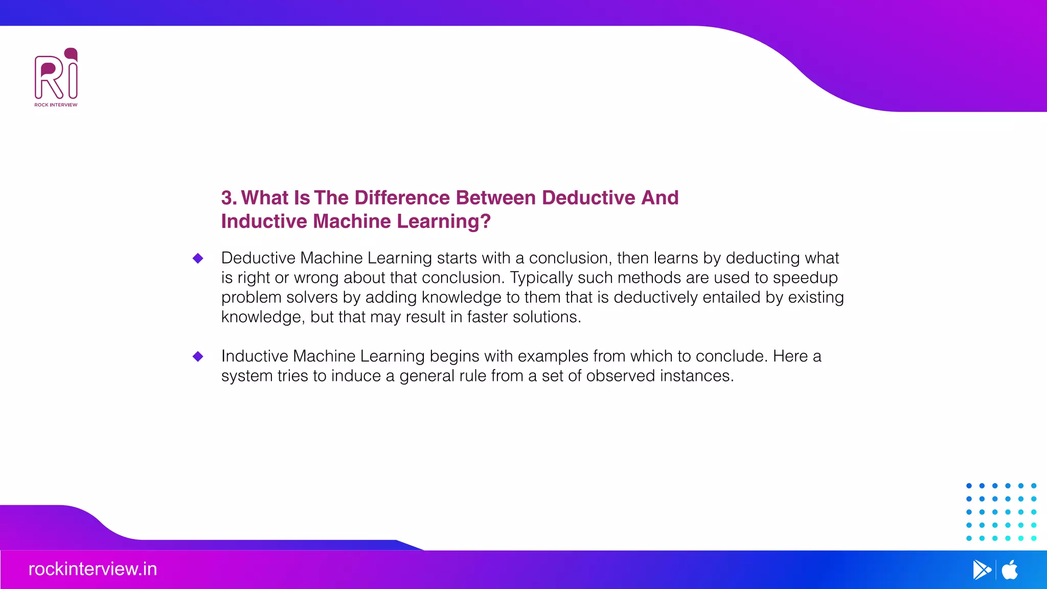 Machine Learning Interview Questions | PPT