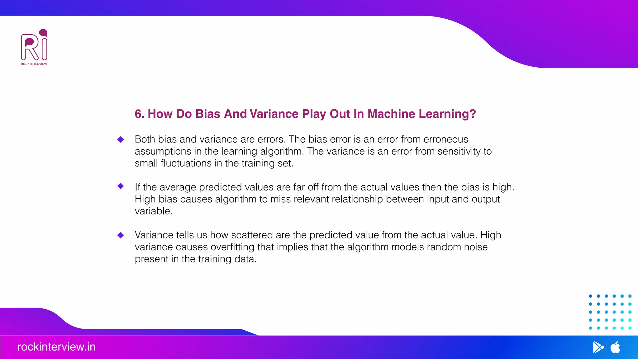 Machine Learning Interview Questions | PPT