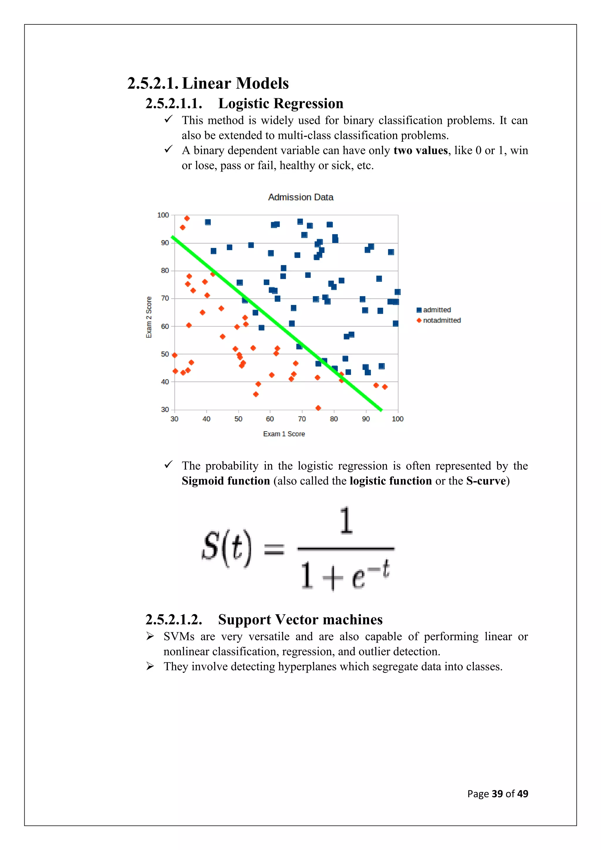 Machine learning Summer Training report | PDF