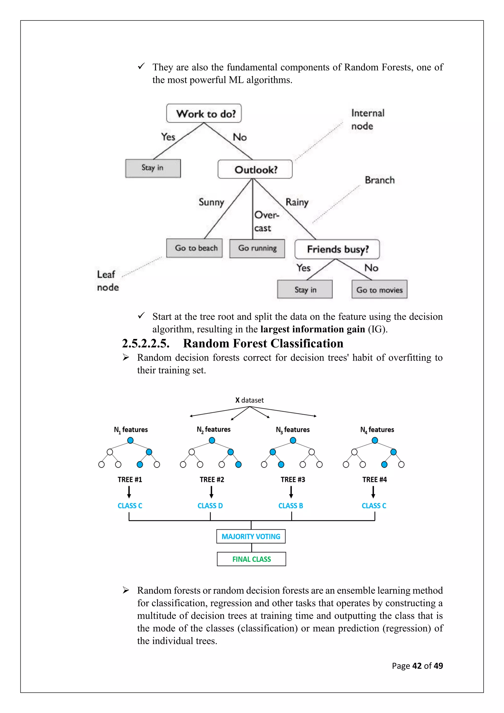 Machine learning Summer Training report | PDF