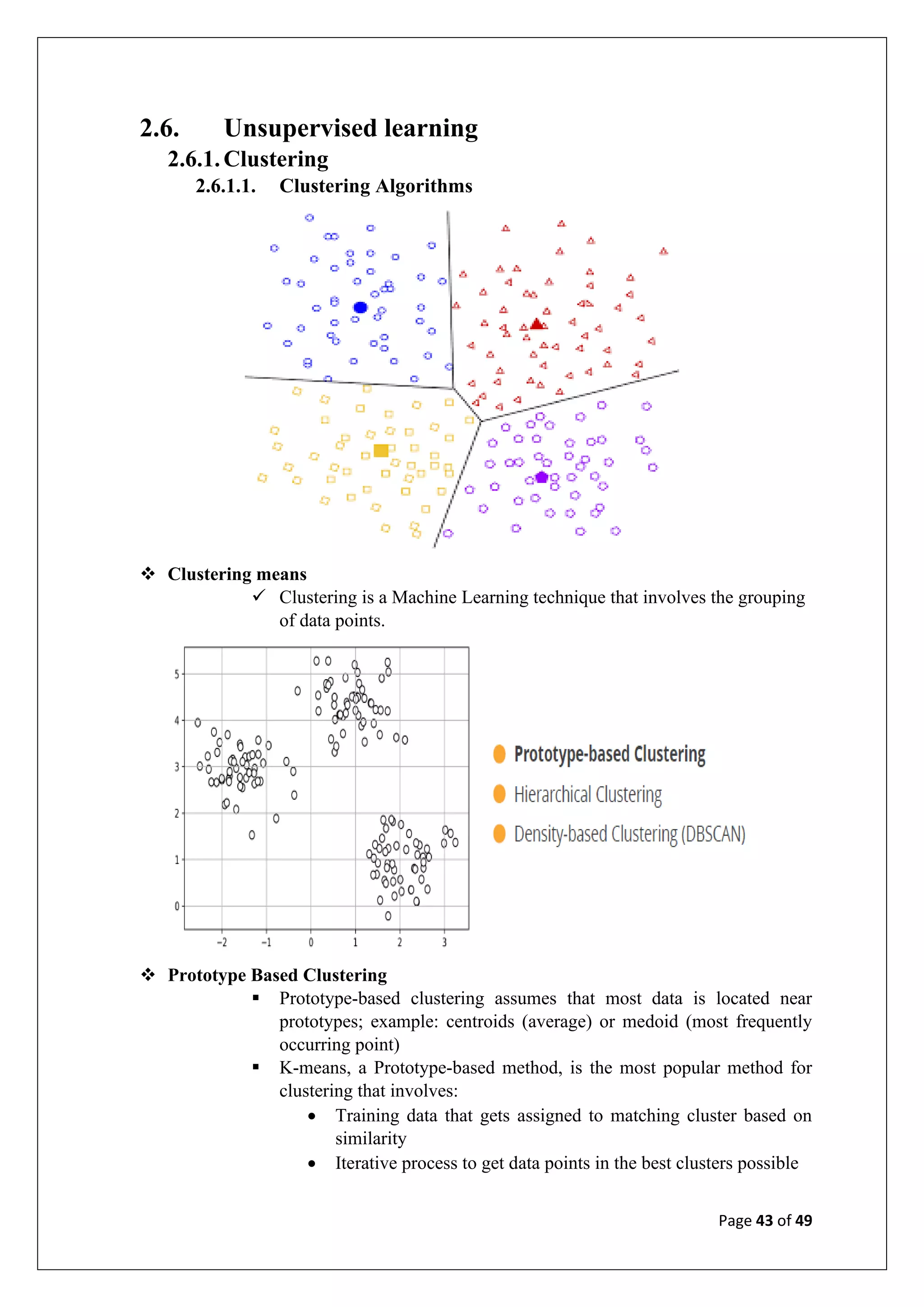 Machine learning Summer Training report | PDF