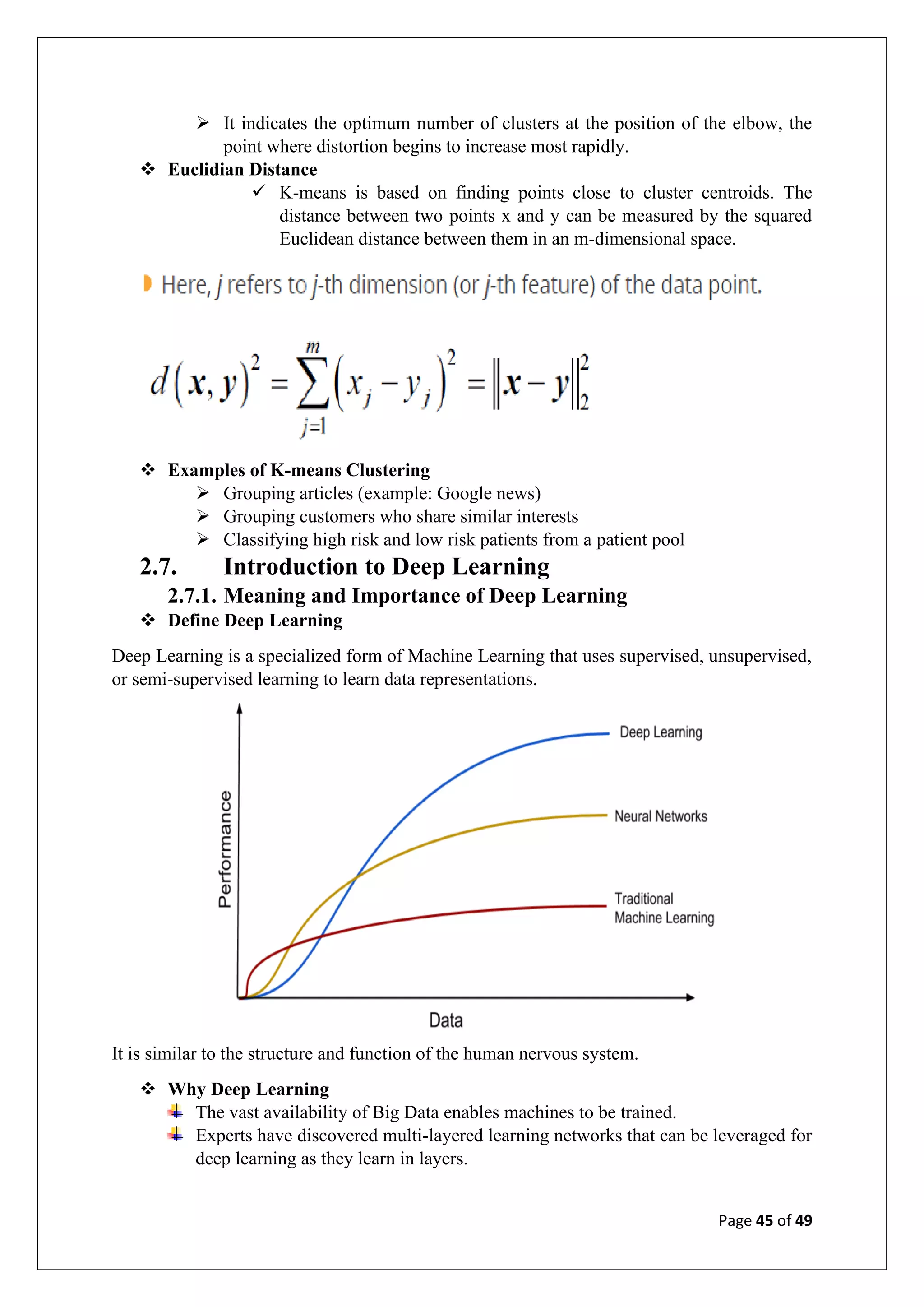 Machine learning Summer Training report | PDF