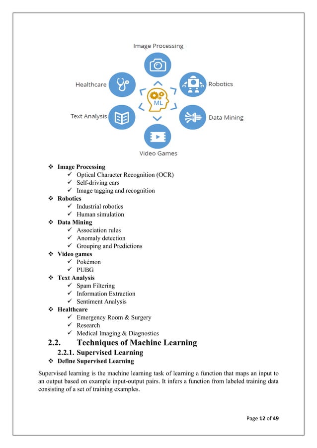 Machine learning Summer Training report | PDF | Technology Industry | Industries